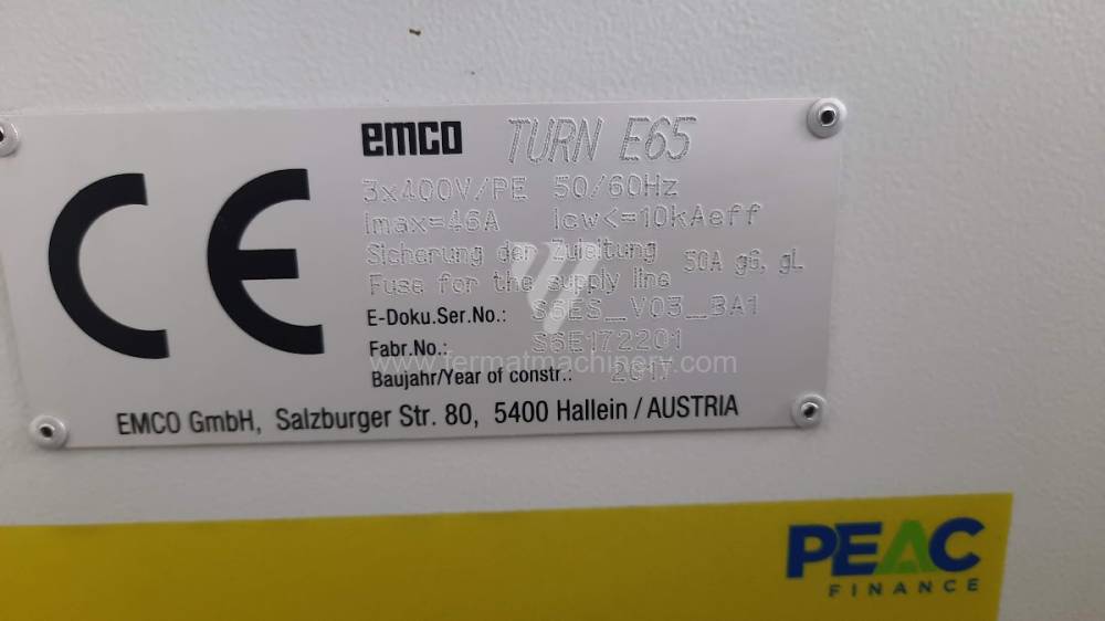 Máquinas usadas - Torno / EMCO TURN E65 SMY | Fermat machinery
