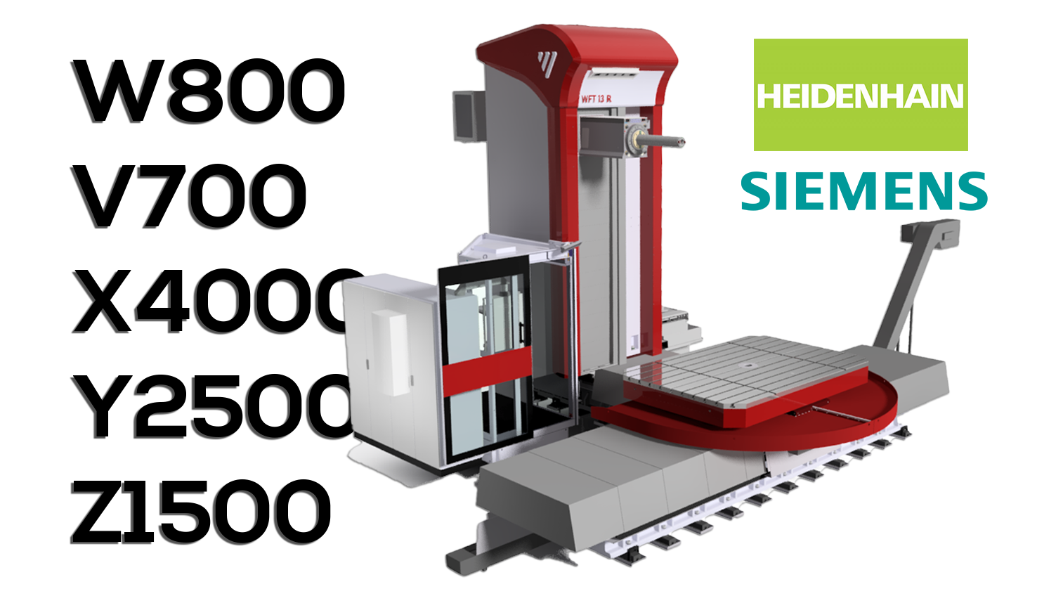 WFT 13-R Horizontal boring mill with ram stro - Stock Machines